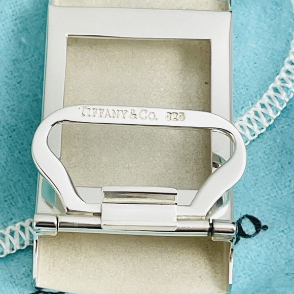 Tiffany & Co. | Accessories | Rare Tiffany Atlas Groove Belt Buckle In Sterling Silver Mens ...